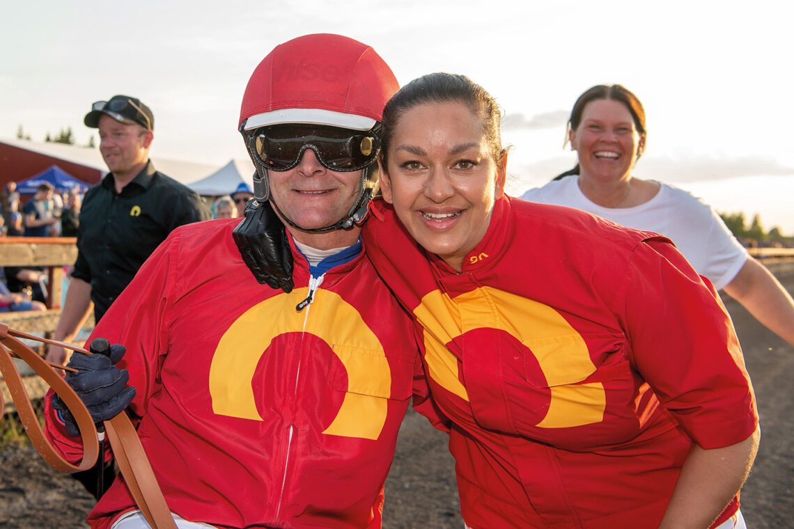 Sabine Kagebrant la grunden på Wången — Wången